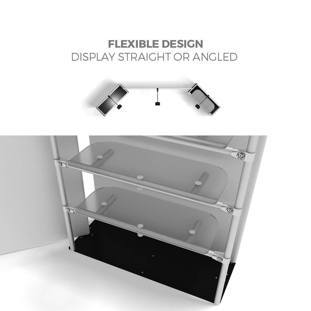 WaveLine® Merchandiser Modular Pop Up Store - Everything Tradeshows